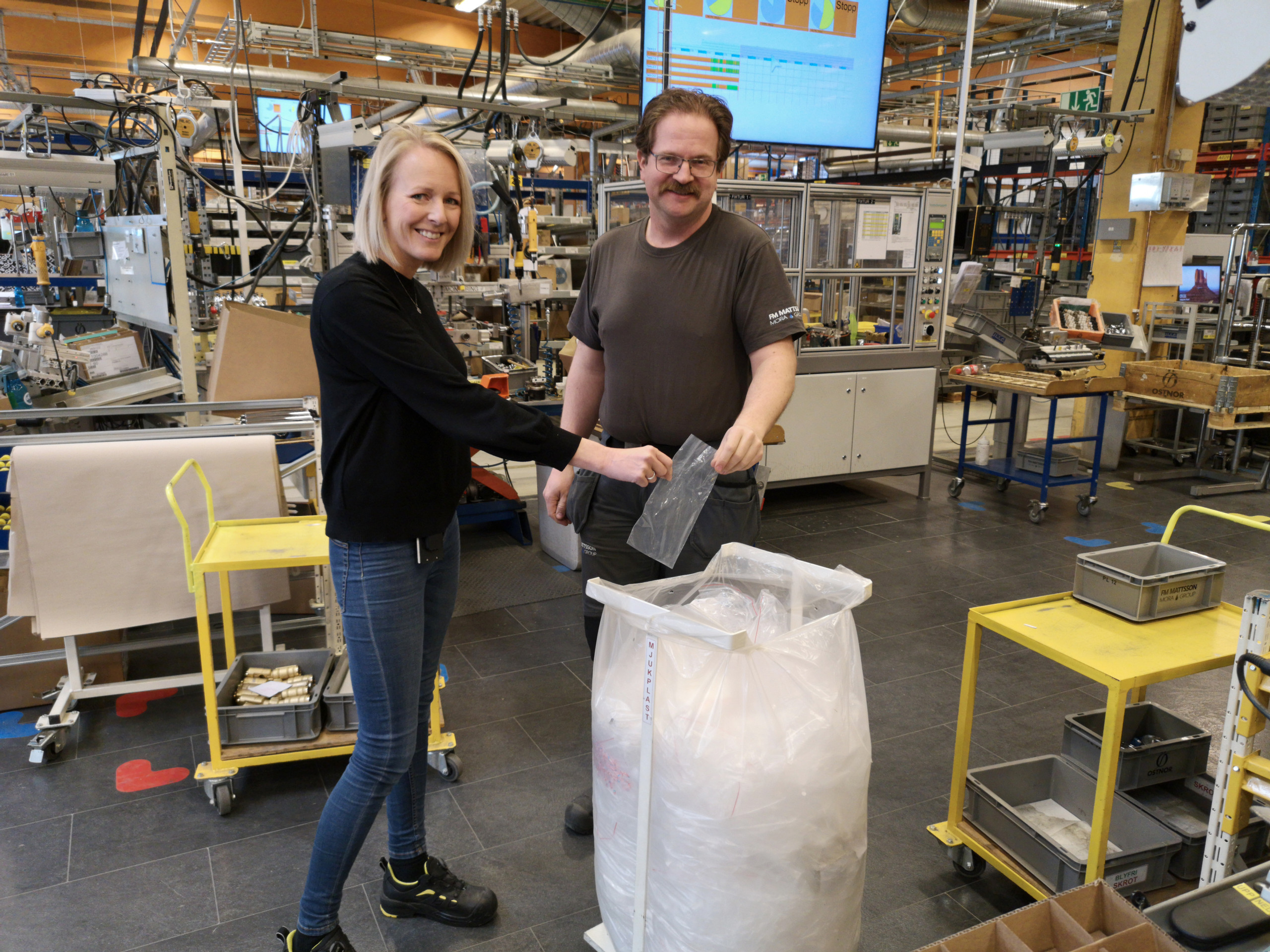 27,800 fewer plastic bags per year – an important step in FM Mattsson’s ...